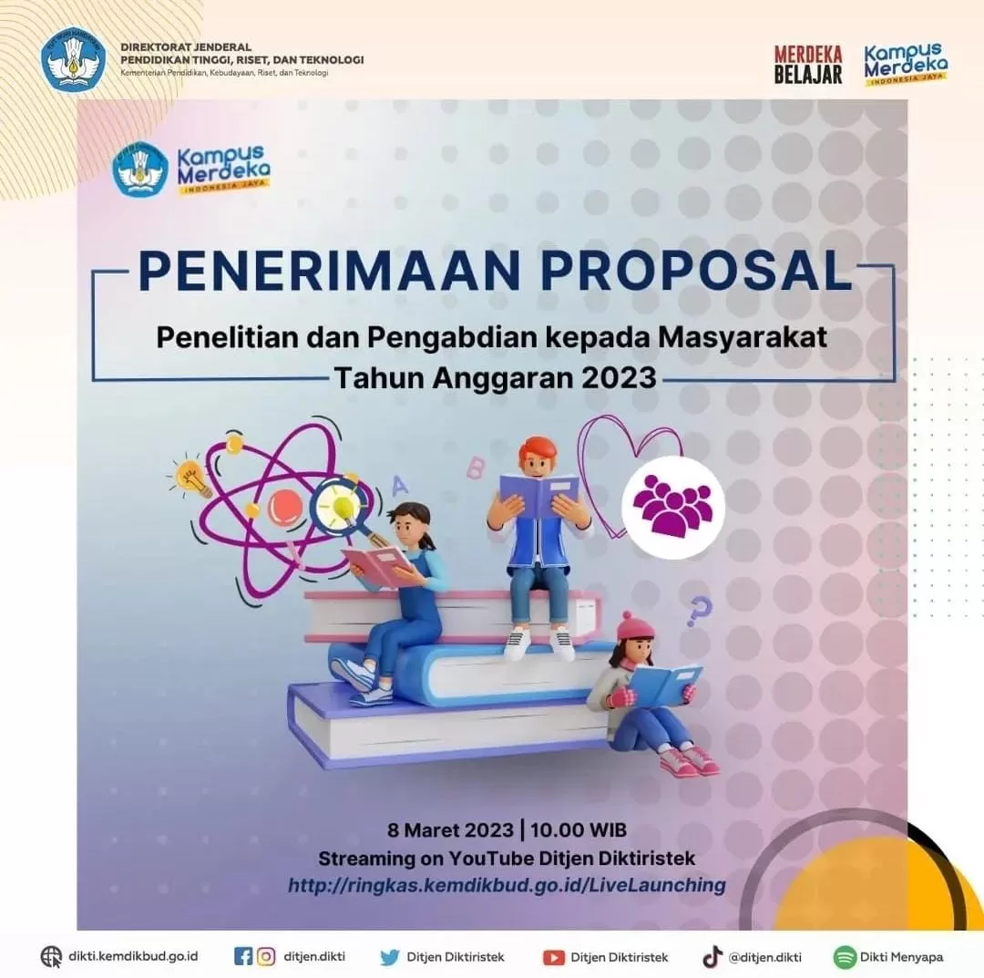 Pembukaan Program Hibah PPM 2023 DIKTIRISTEK
